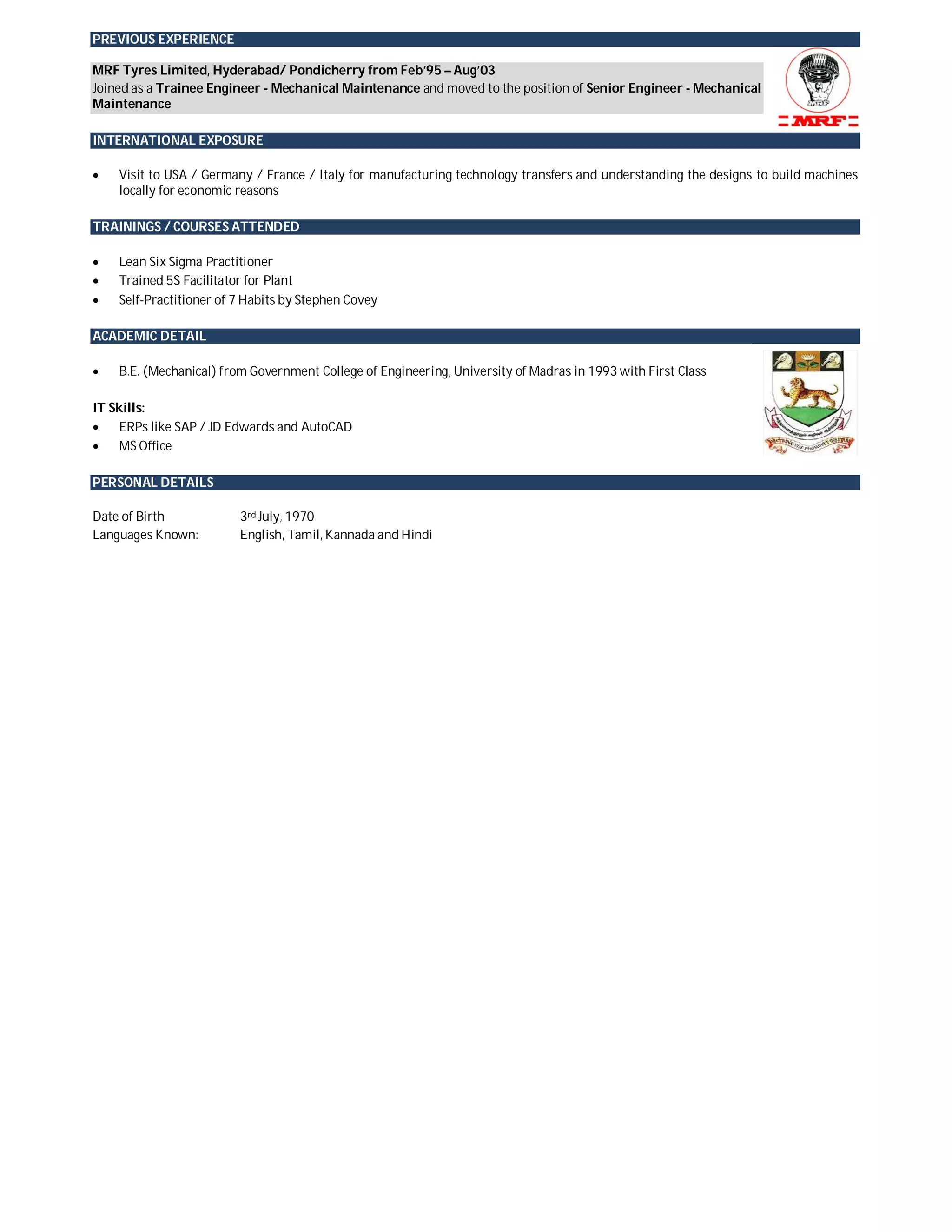 Sathish AMD resume | PDF