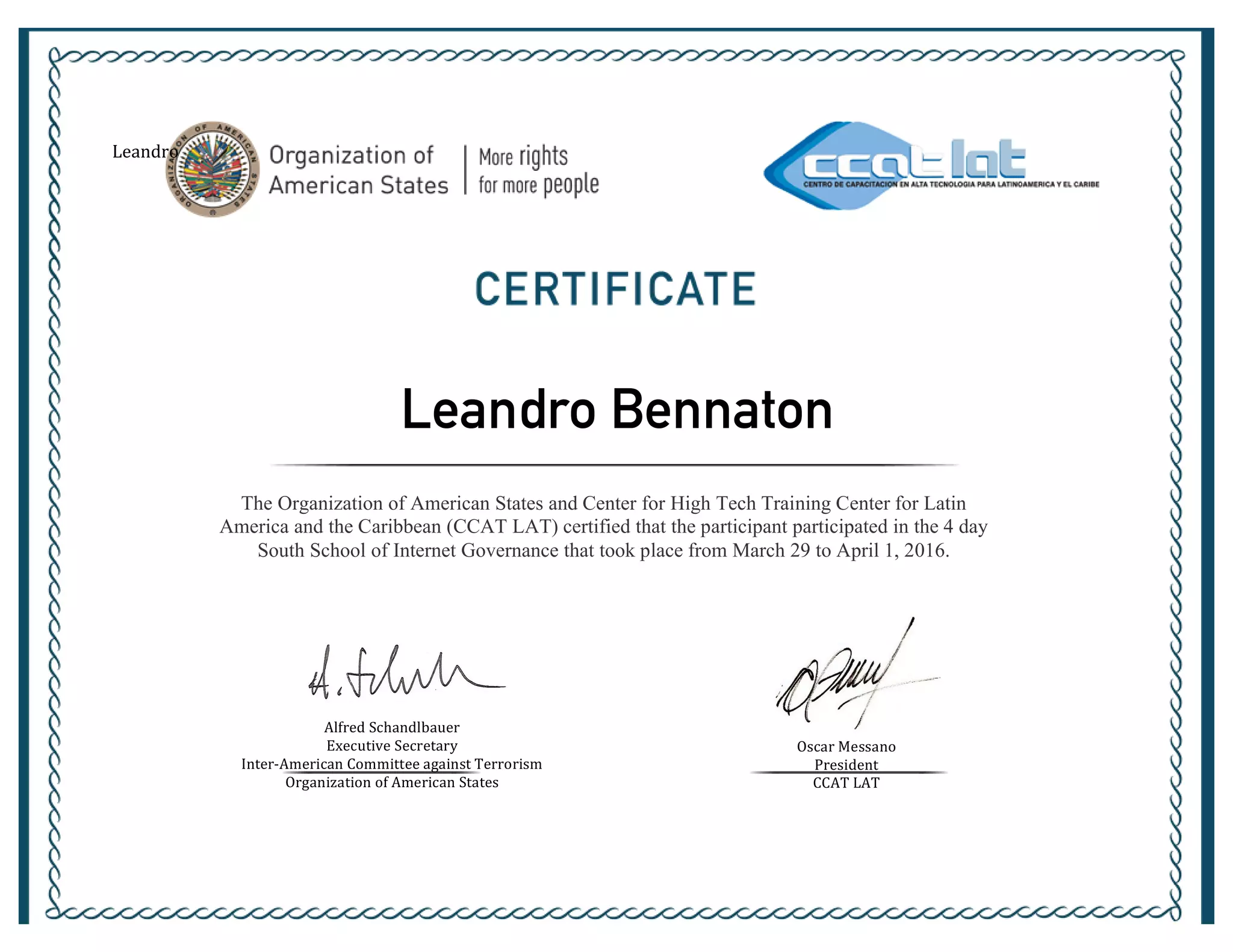 OAS_InternetGovernance_Washington | PPT