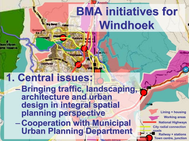 Urban planning for BMArchitects Namibia NL-NA | PPT