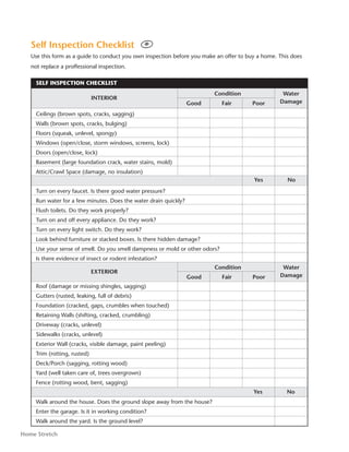 Self Inspection Checklist | PDF