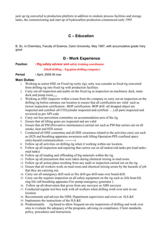 CV-HSE sayed abdallah | DOC