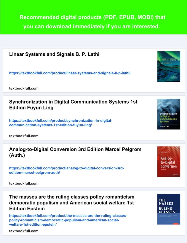 Full Download Modern Digital and Analog Communication Systems B. P. Lathi PDF DOCX | PDF