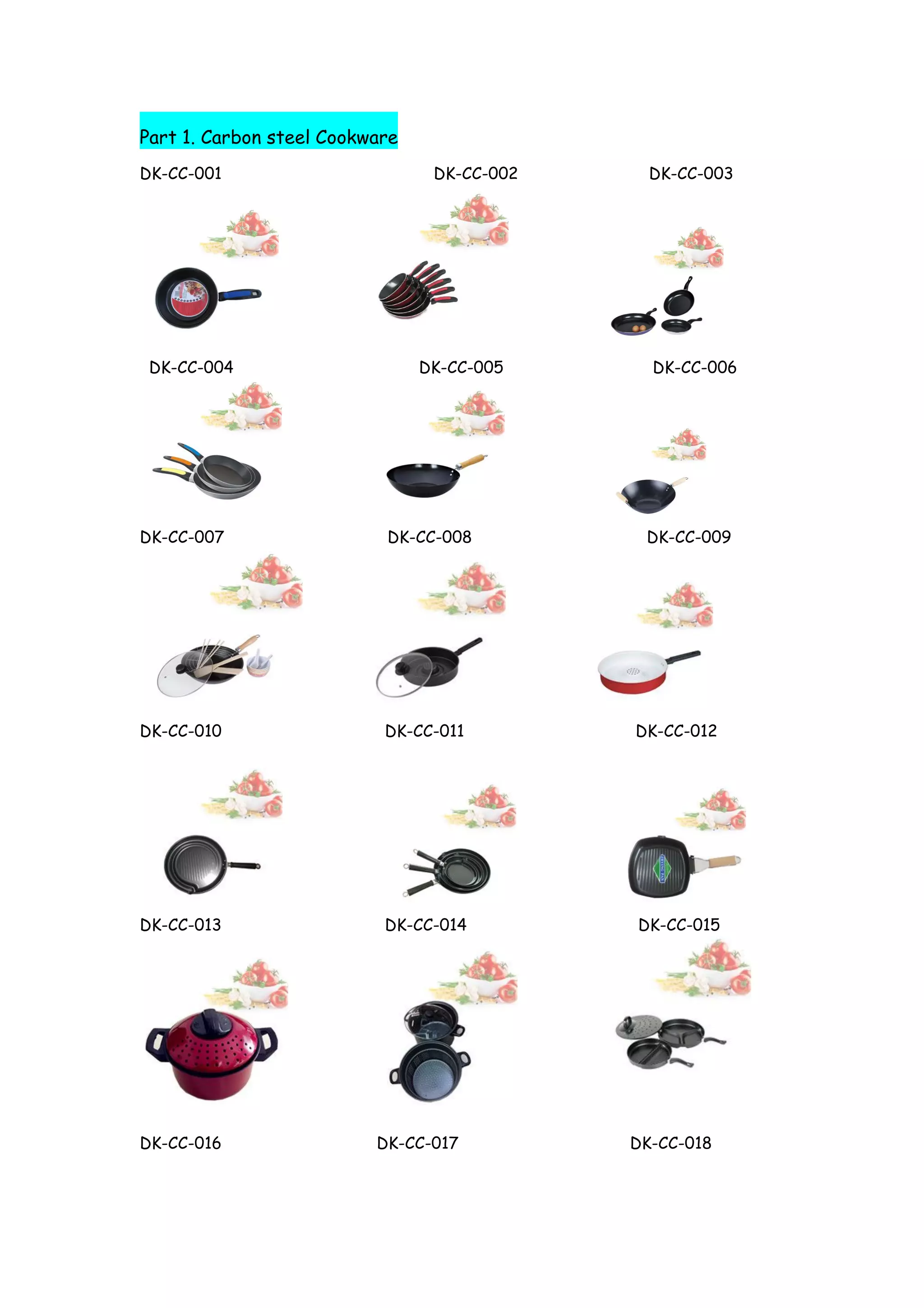 E-catalog of cookware | PDF
