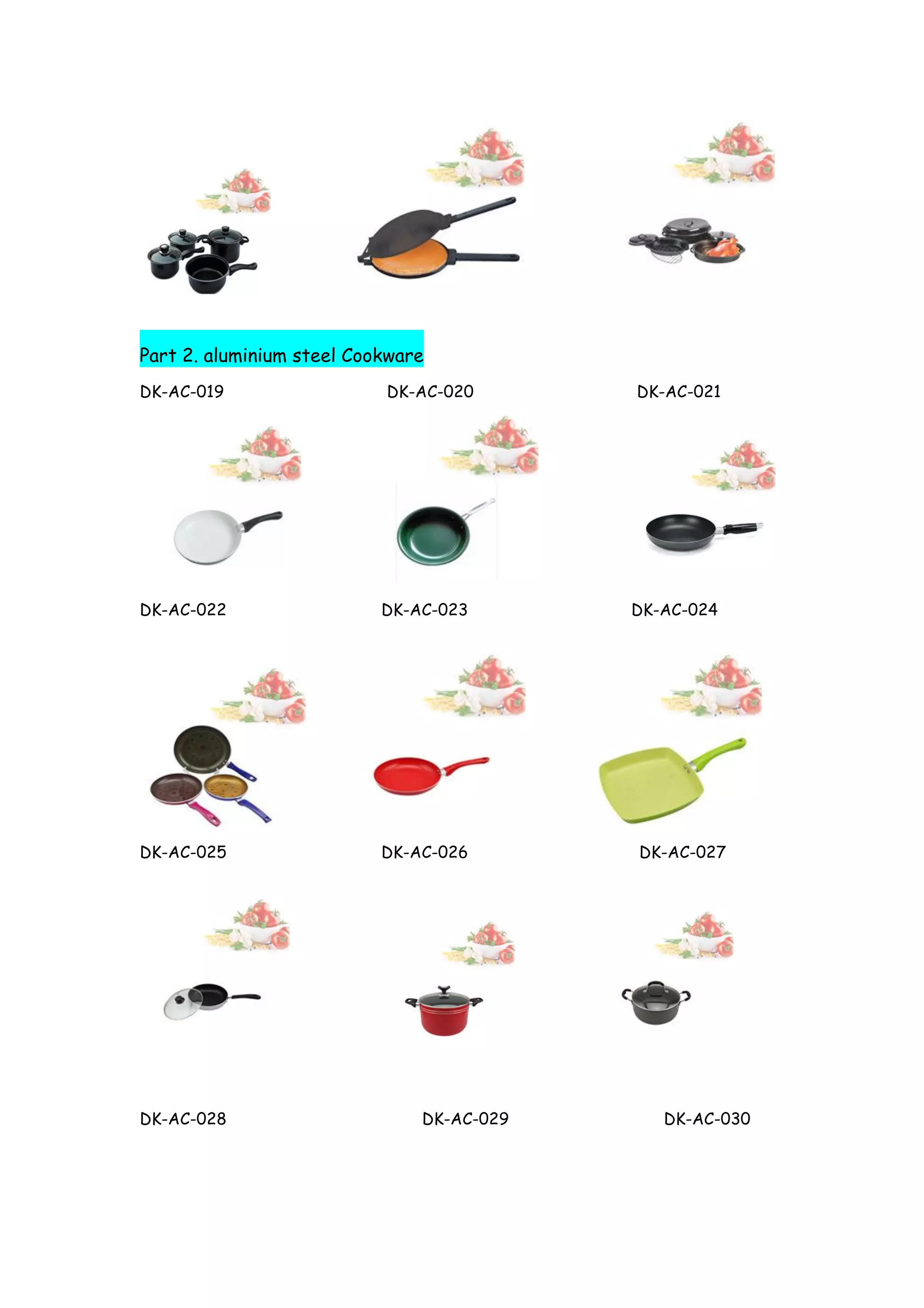 E-catalog of cookware | PDF