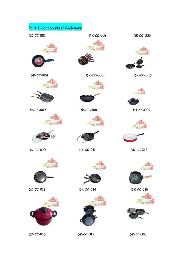 E-catalog of cookware | PDF