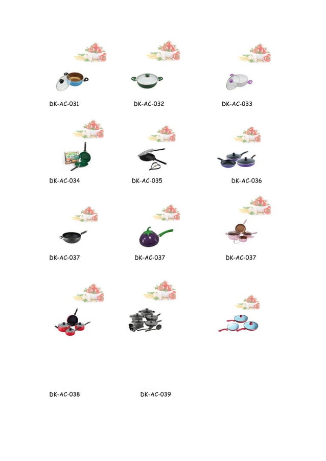 E-catalog of cookware | PDF