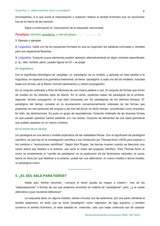 QUE ES UN PARADIGMA | PDF