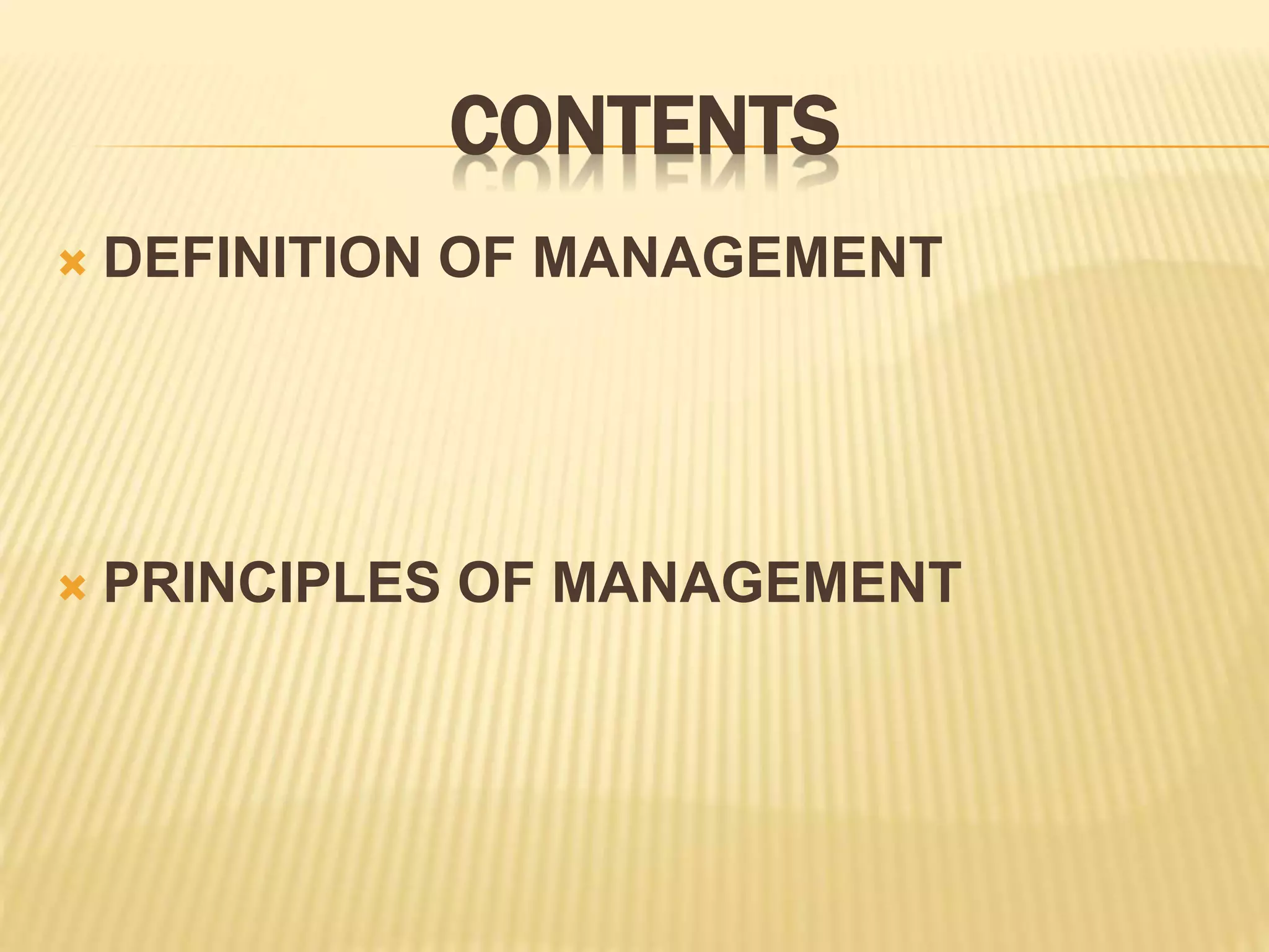 PRINCIPLES OF MANAGEMENT | PPTX | Executive Leadership & Management ...