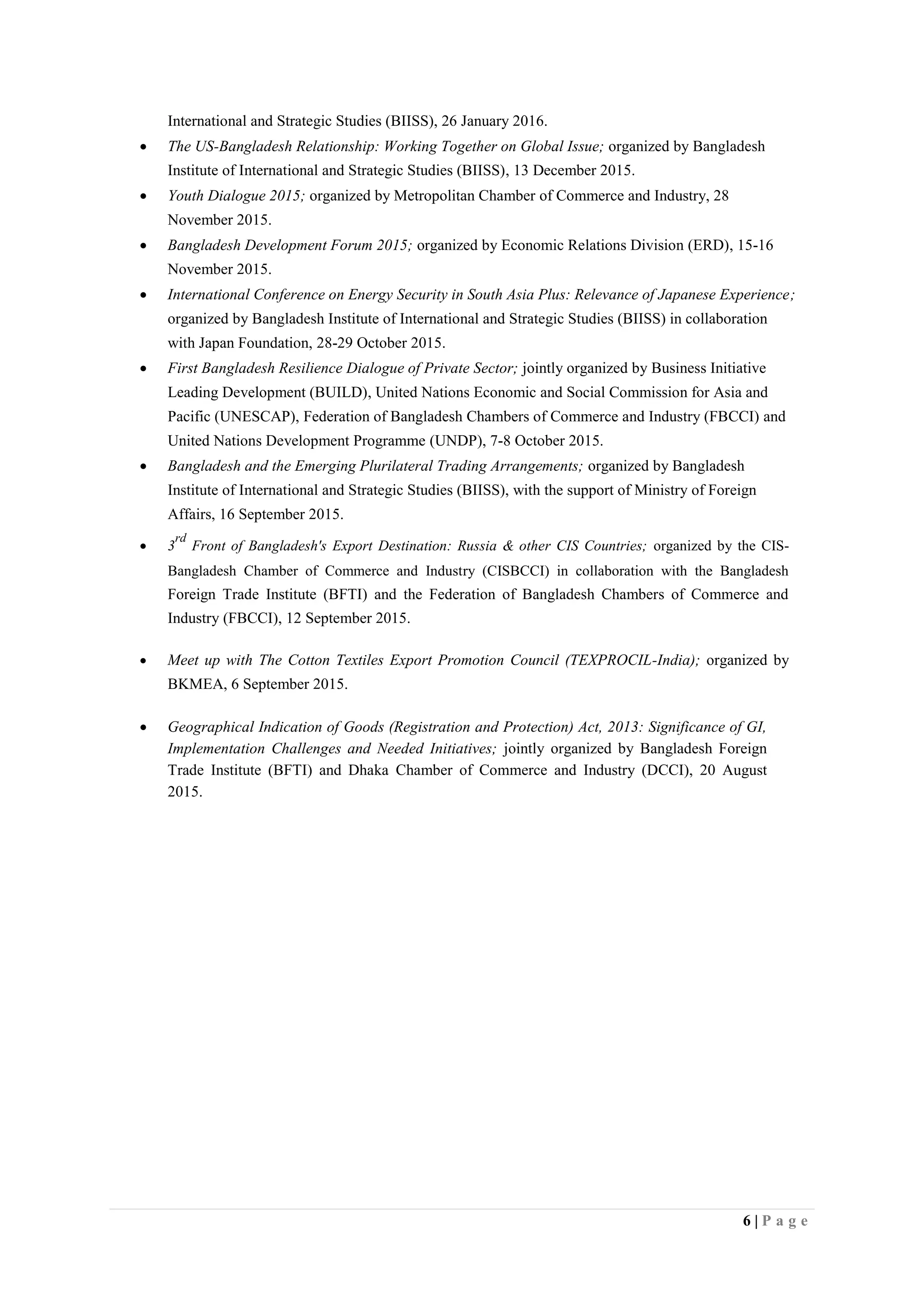 Enamul Hafiz Latifee_CV_July 2016 | PDF