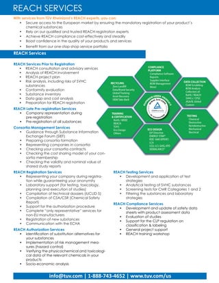 REACH_Registration_Factsheet | PDF
