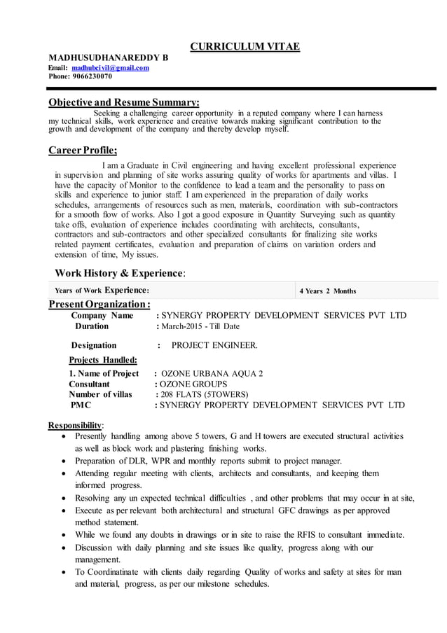 madhu updated cv | PDF