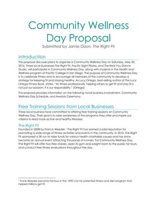 CS-Community Wellness Day Proposal | DOCX
