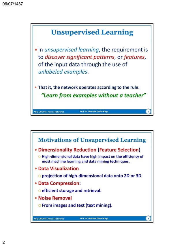Neural Networks: Principal Component Analysis (PCA) | PPT