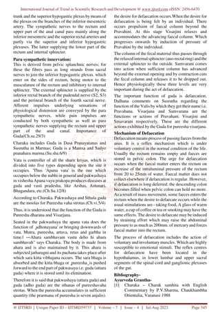 Anatomical Aspects of Guda (Anal Canal) - A Literary Review | PDF