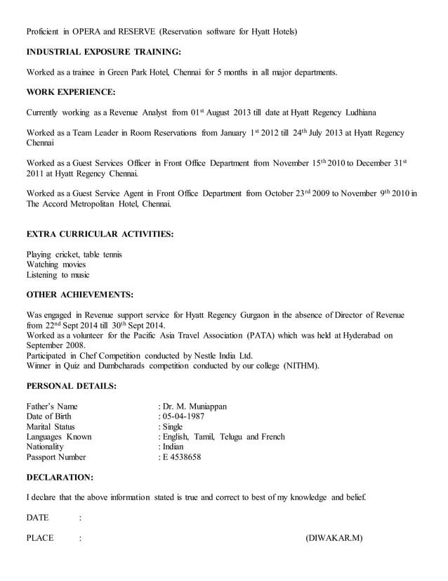 Diwakar Resume | DOCX