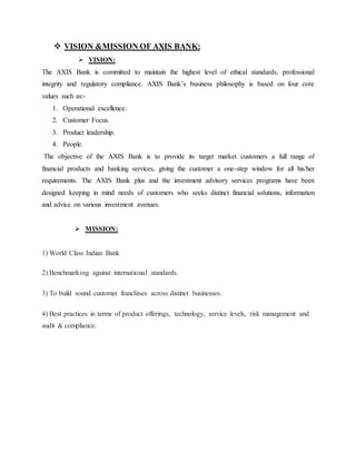 krutika lalwani axis bank project | DOCX | Business Accounting ...