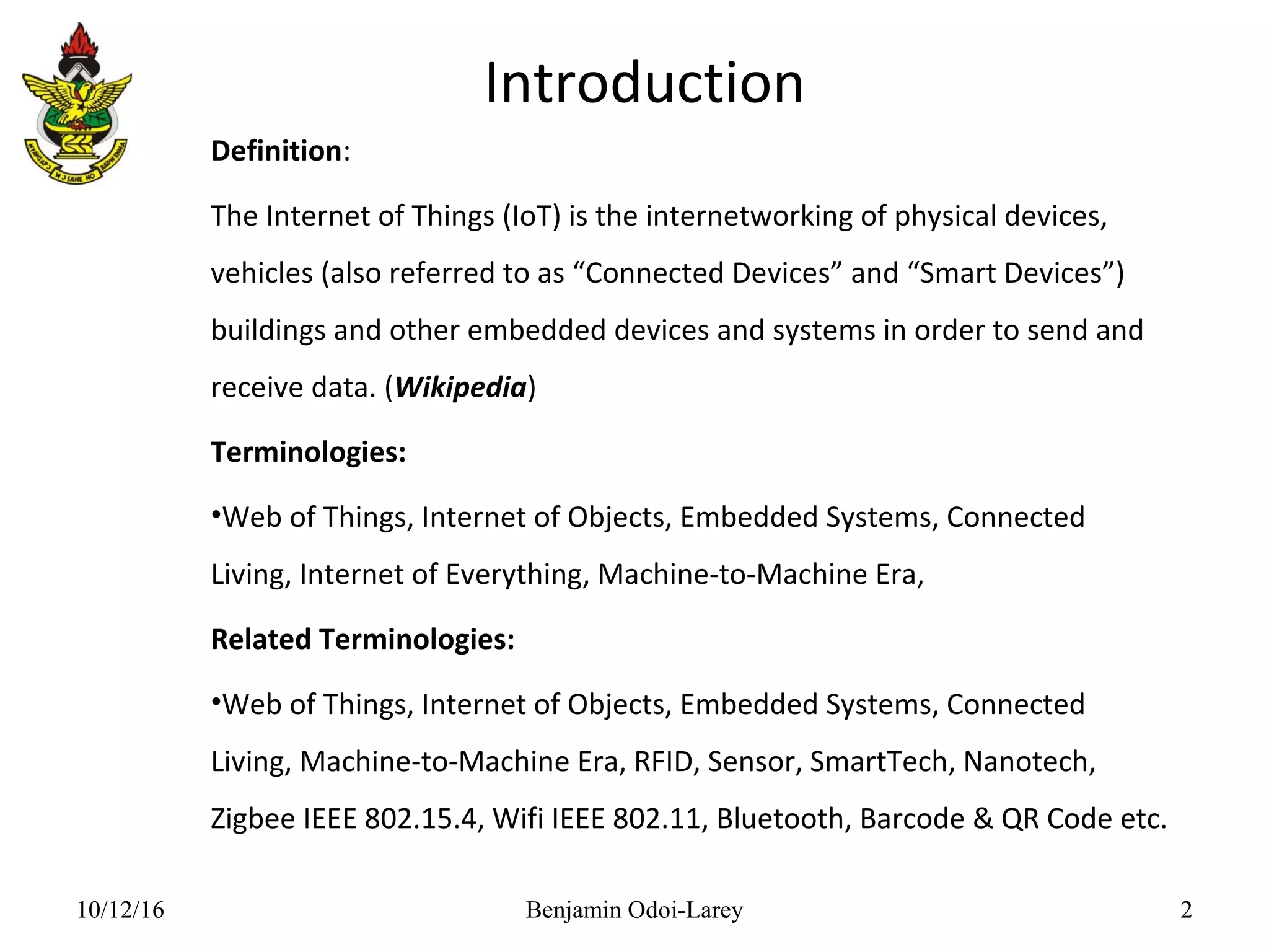 IoT Introduction | PPT