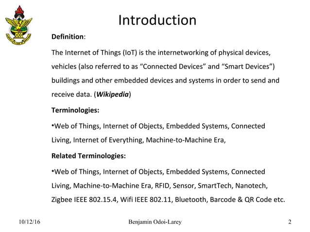 IoT Introduction | PPT
