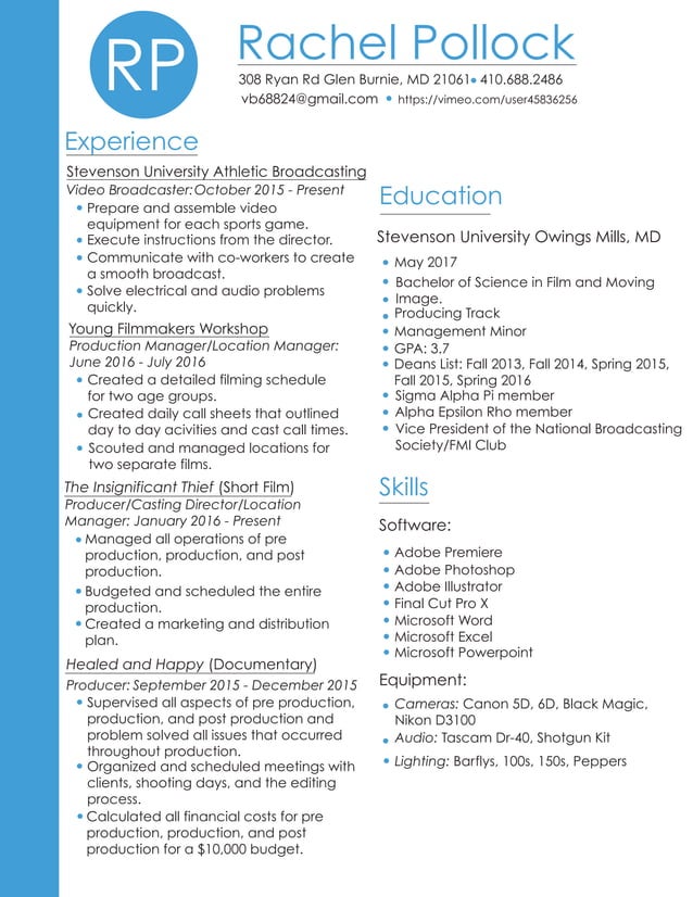 Rachel_Pollok Resume | PDF