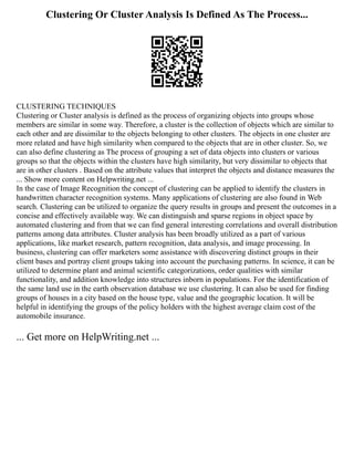 81Classification Sample Essay | PDF