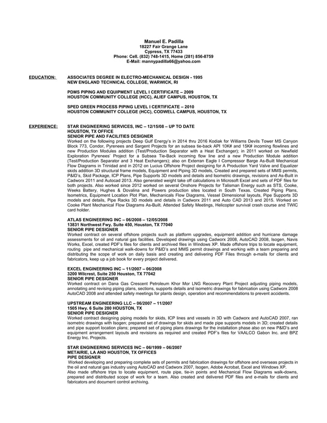 Current Resume 2016 | DOC