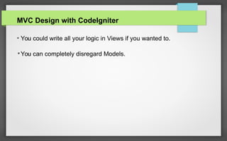 CodeIgniter | PPT