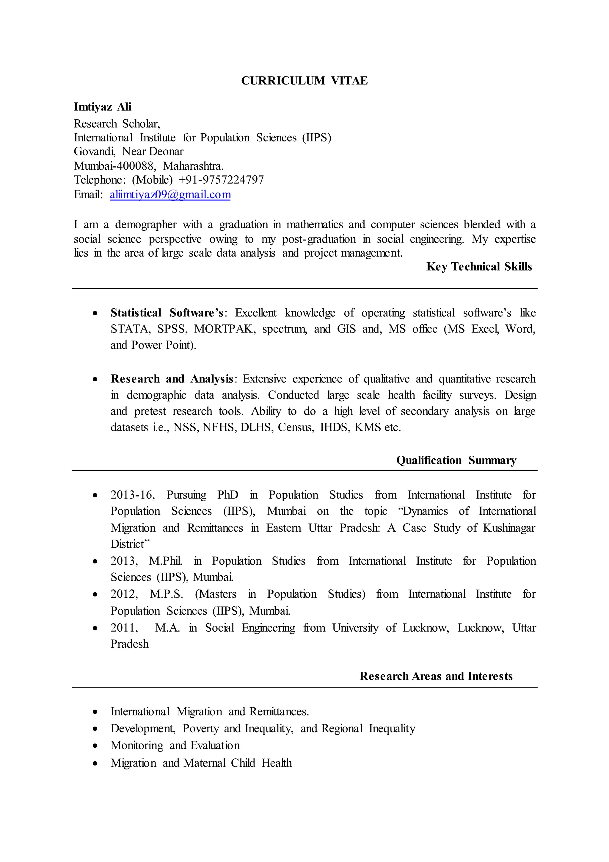 Imtiyaz Ali_CV | DOCX