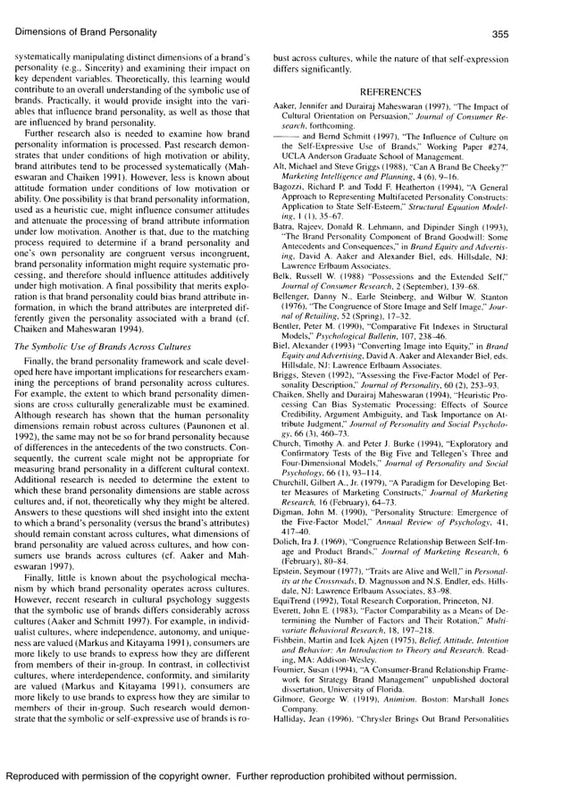 Aaker Brand Personality Pdf