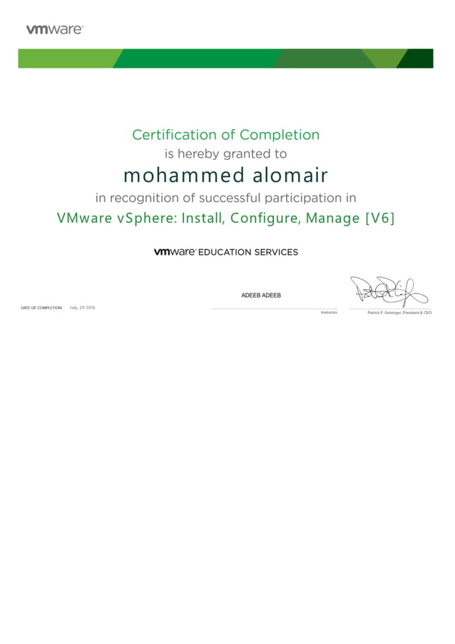 vmware vsphere certification | PDF | Computer Software and Applications | Computing