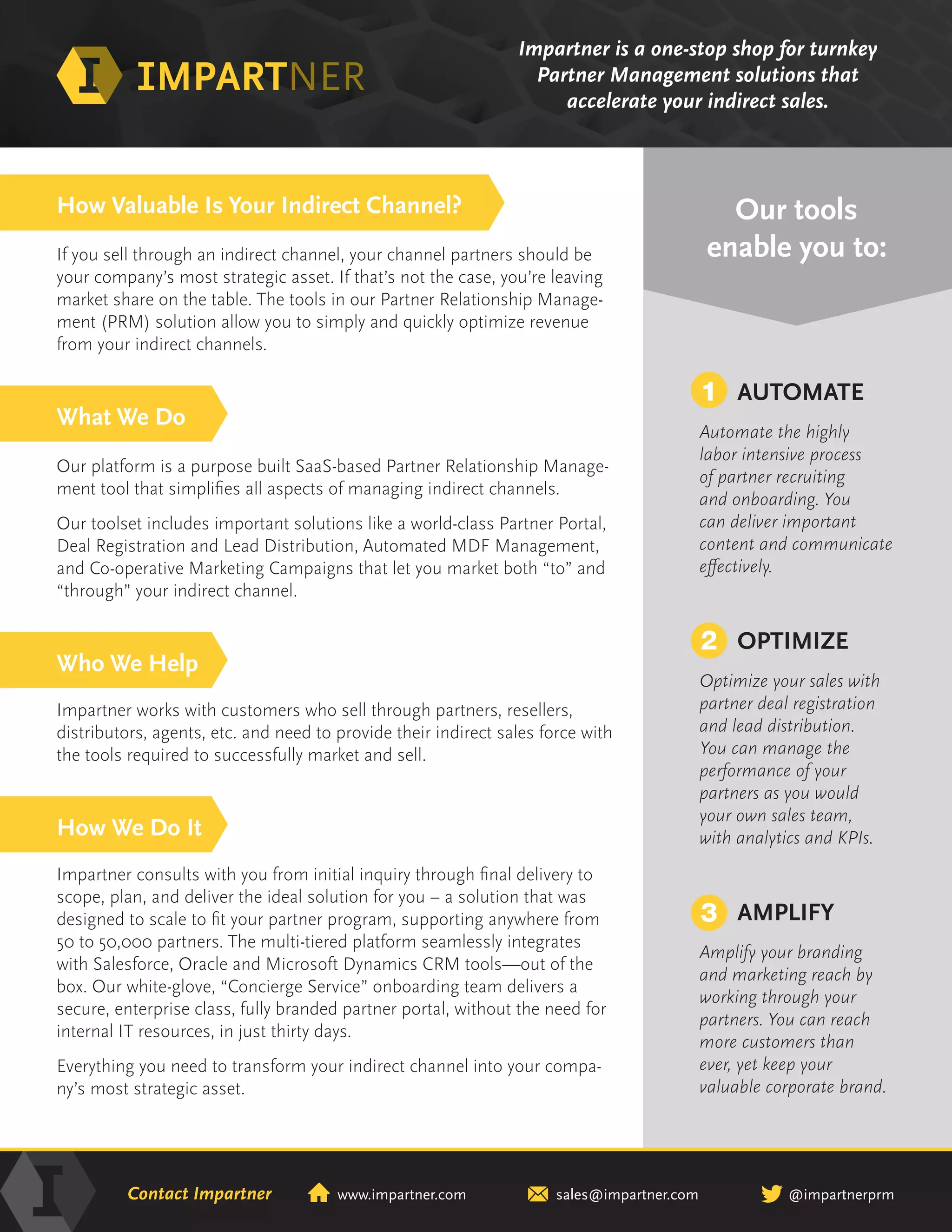 Impartner Overview | PDF