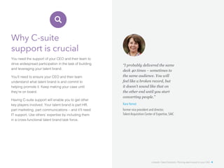 Pitching Talent Brand To Your Cxo | PPT