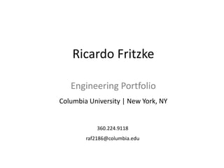 Engineering Portfolio | PPT