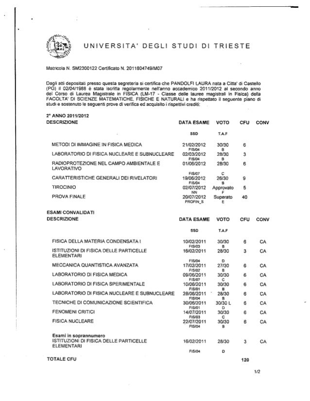 Master - Transcript of Records