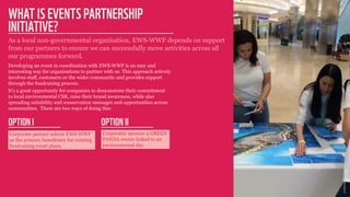 Events Partnership Initiative- Green Panda | PDF