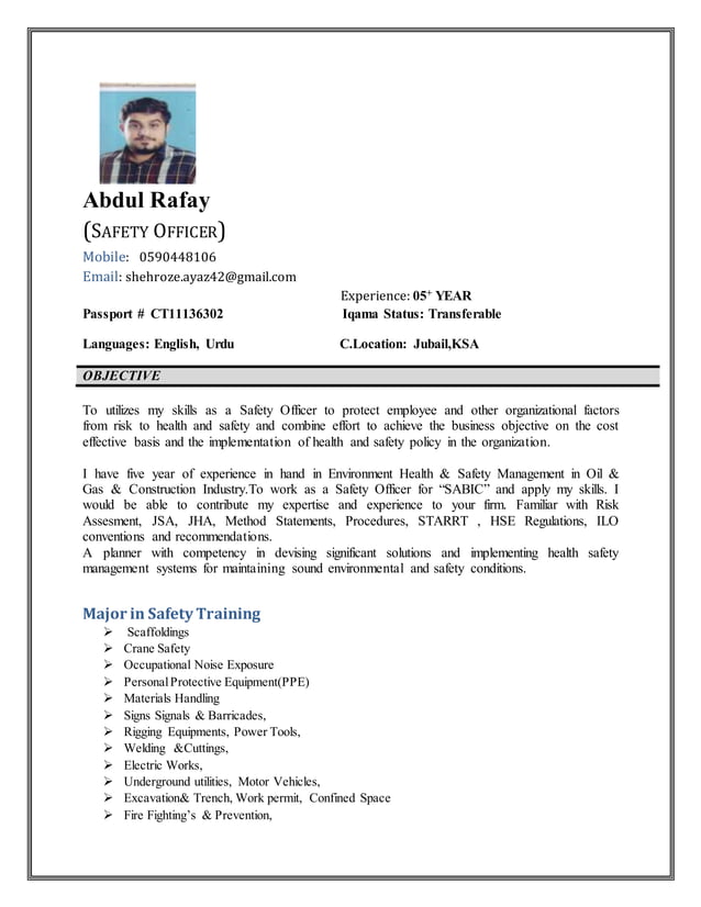 Abdul Rafay-CV | PDF