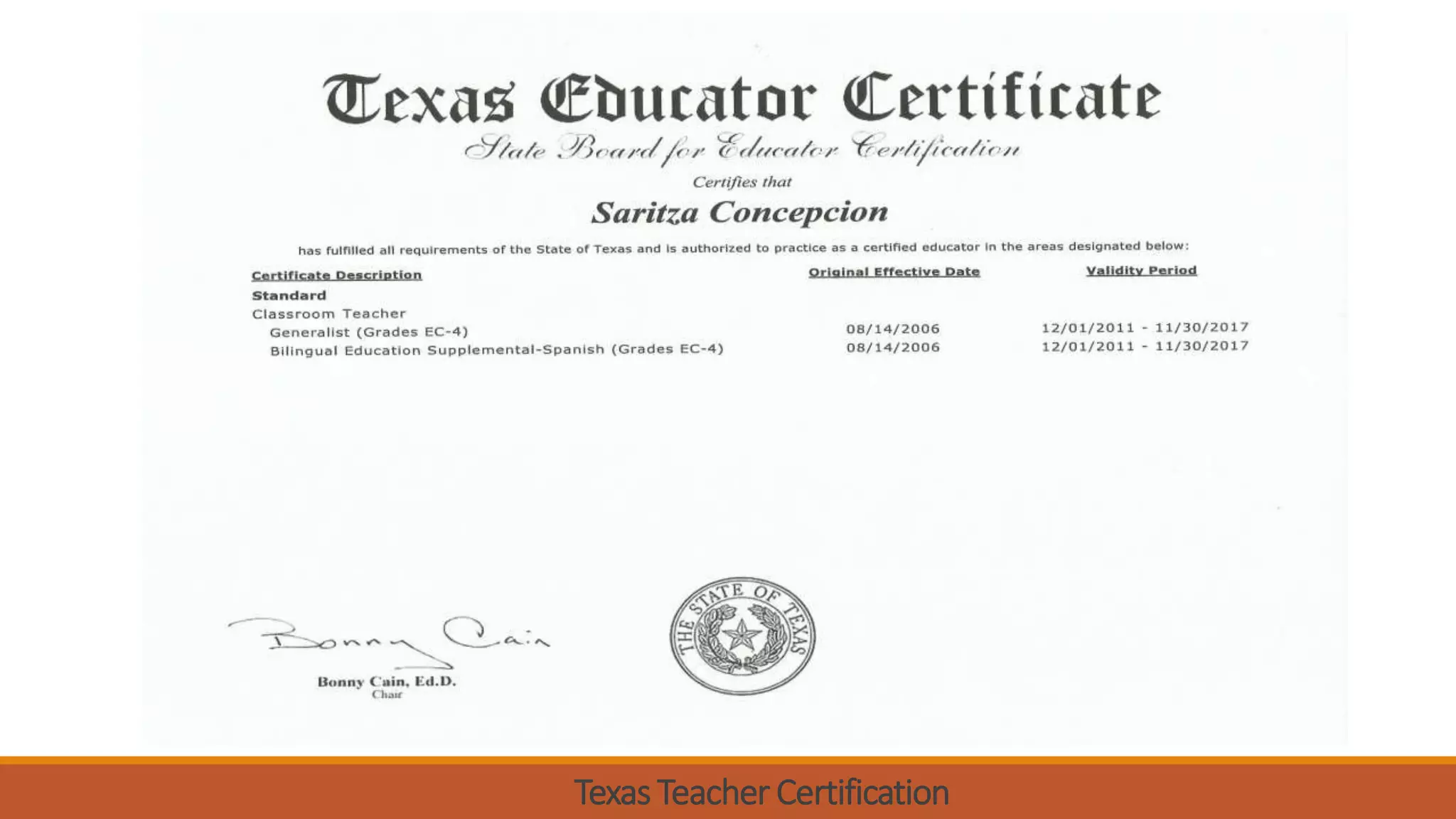 Teacher Credentials | PPTX