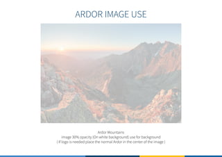 Ardor_style_guide_v4 | PPT