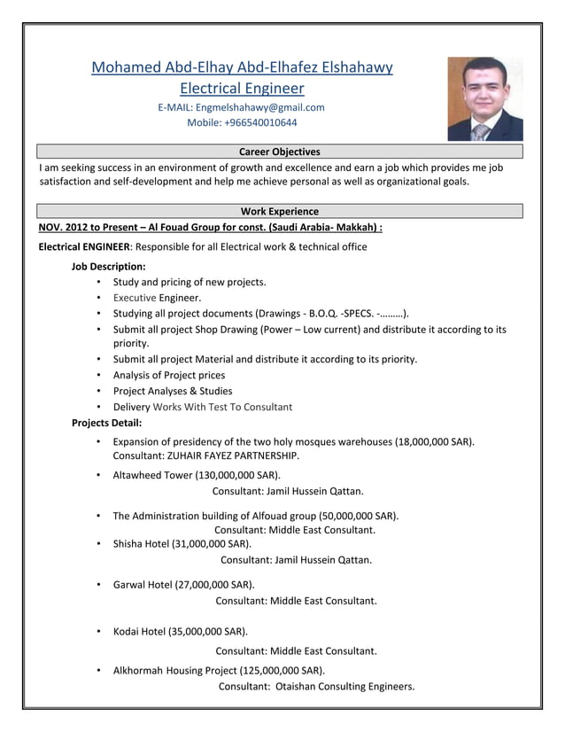M.Elshahawy CV | PDF