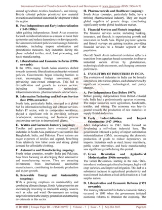 Evolution of Industries in United Province, India | PDF