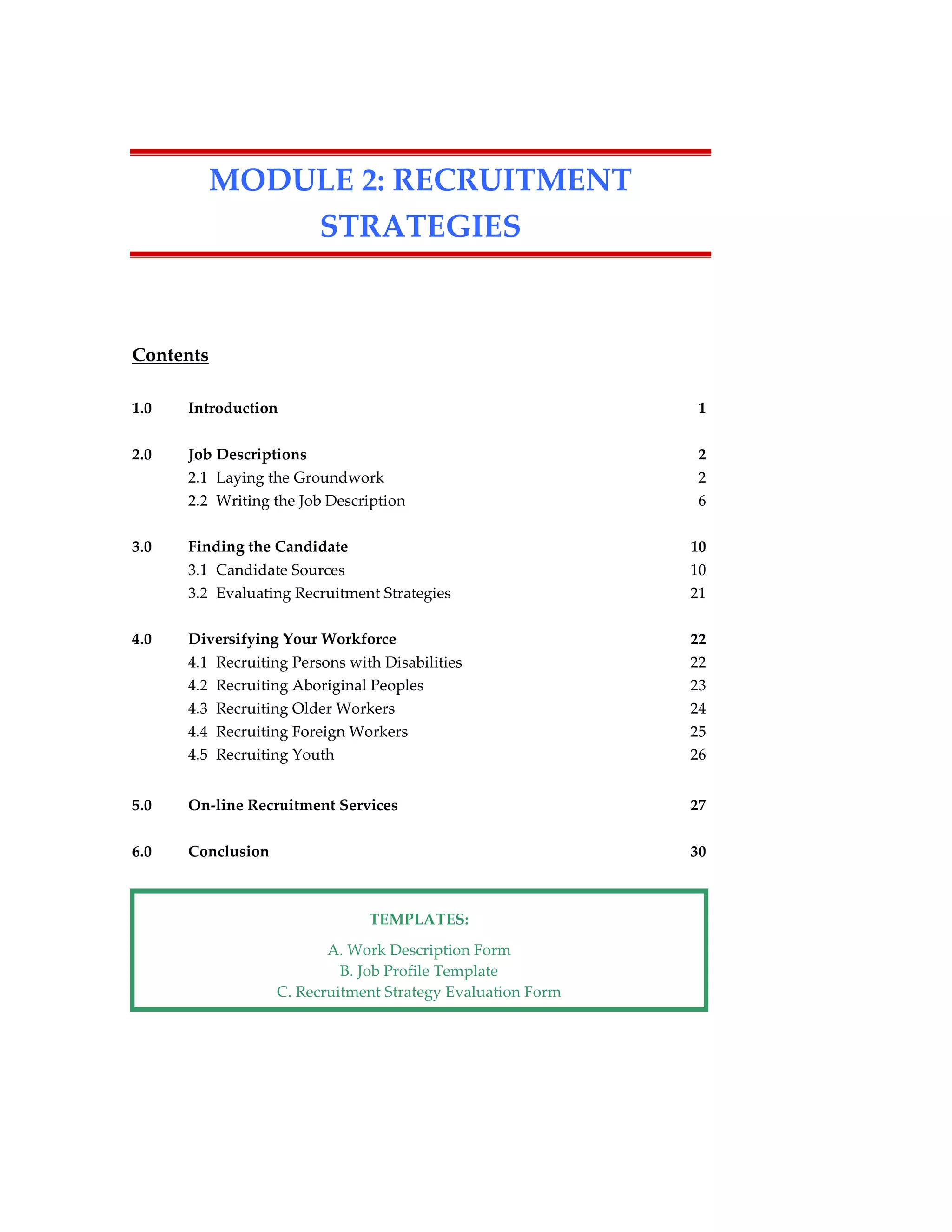 Module2-Recruitment | PDF