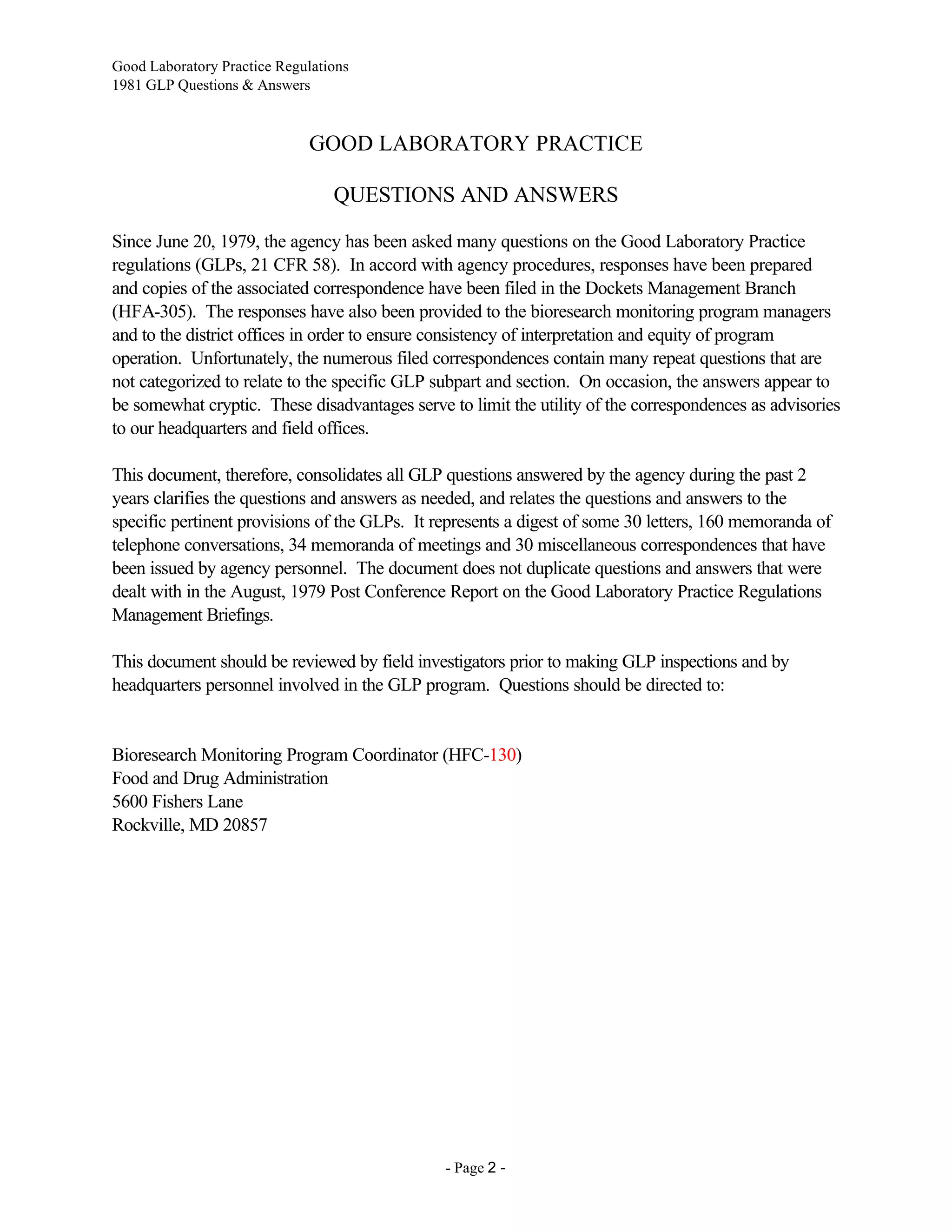 Good Laboratory Practices Questions and Answers | PDF