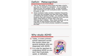 Attention Deficit & Hyperactivity Disorder (ADHD) | PPTX