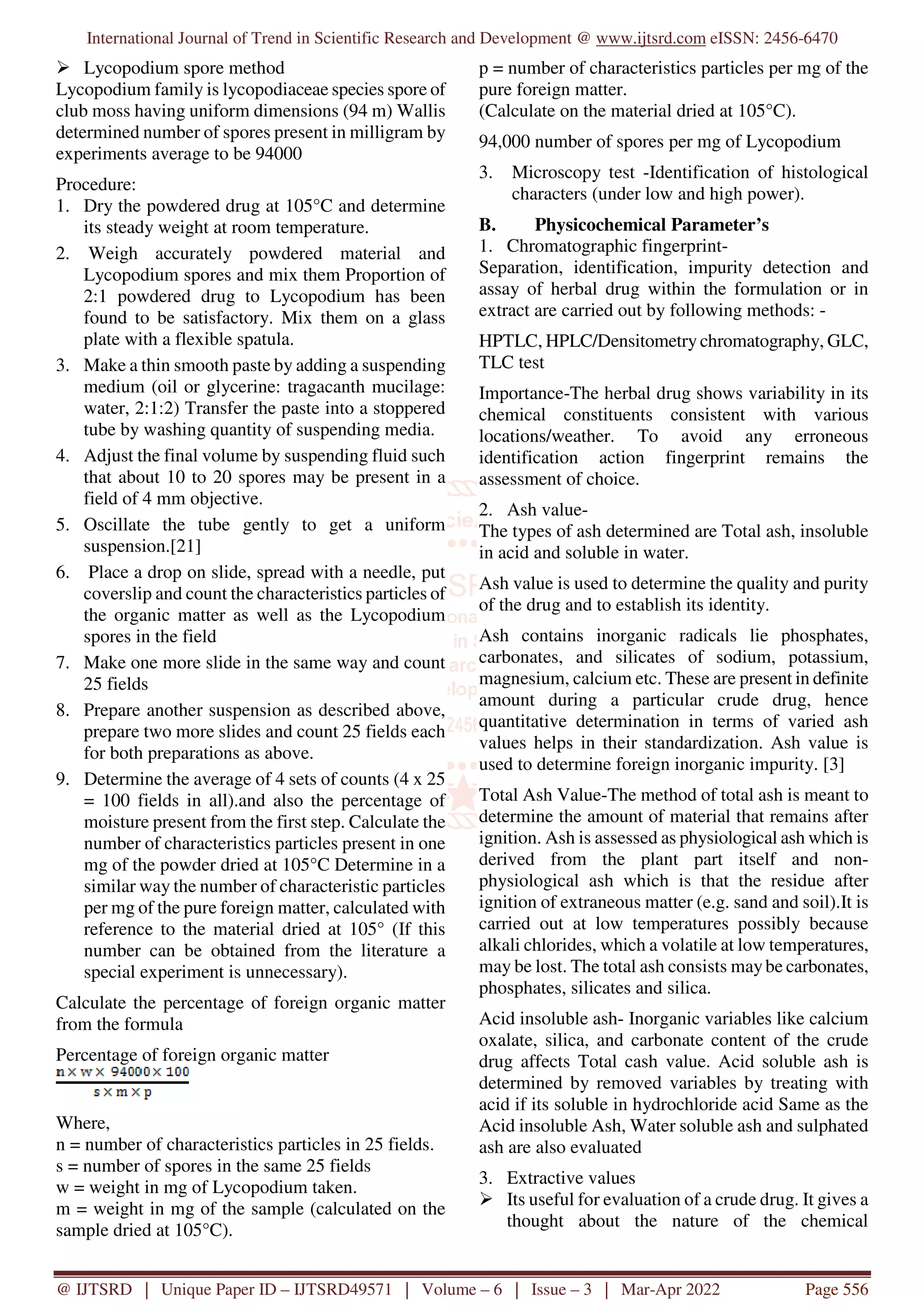 WHO and ICH Guidelines for the Assessment of Herbal Drug | PDF