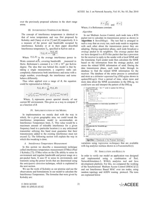 Communication by Whispers Paradigm for Short Range Communication in ...