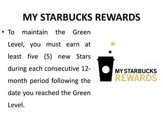 My starbucks rewards - Gamification in customer engagement - Manu ...