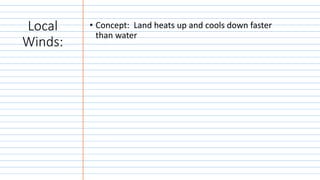 Movement of the Atmosphere Notes | PPTX