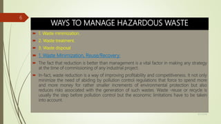 Hazardous Waste Management | PPT