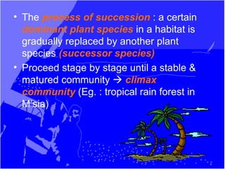 8[2].2 the processes of colonisation & succession | PPT