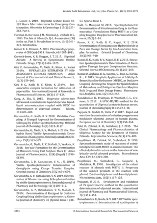 Ulipristal acetate determination using MBTH | PDF