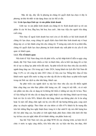 Đề tài: Xây dựng kế hoạch kinh doanh cửa hàng hoa tươi Tropical Flowers ...